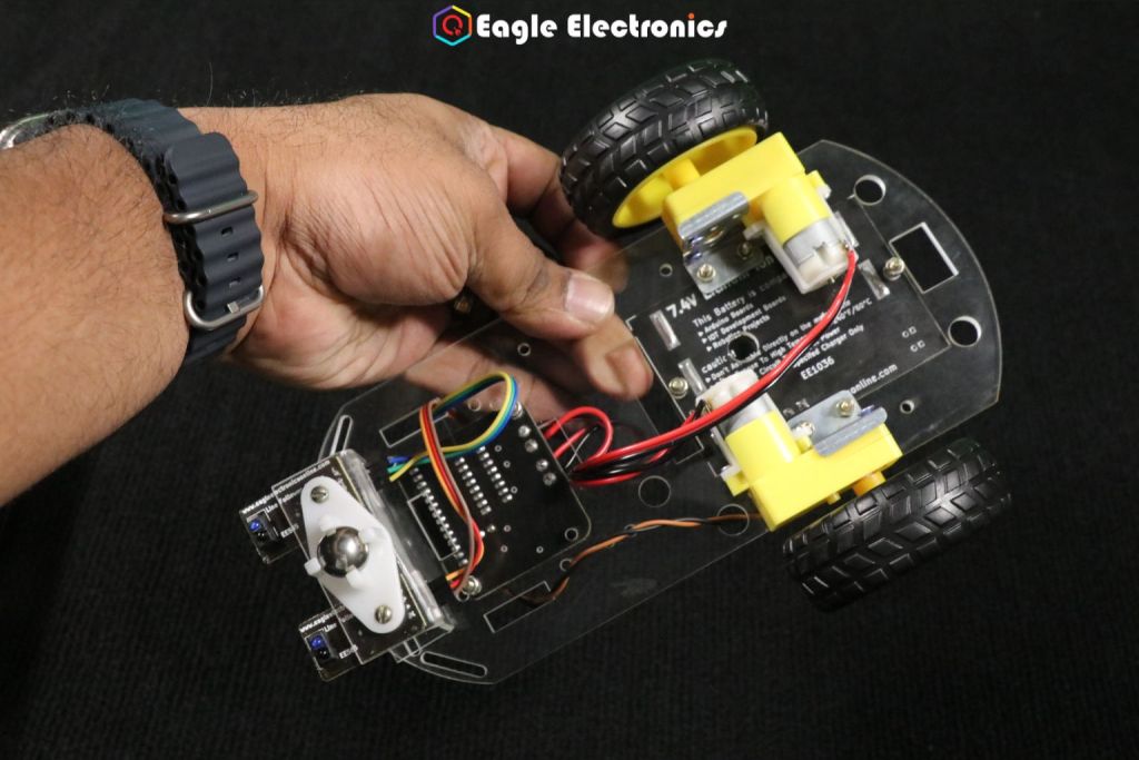 DIY Intelligent Line Follower Tracing Car Kit – Eagle Electronics
