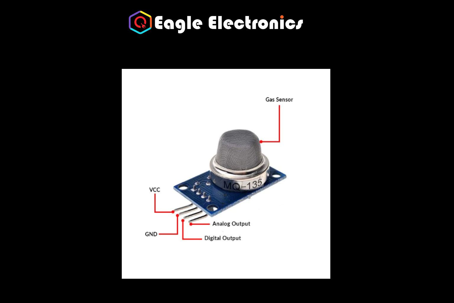 MQ135 Air Quality Gas Sensor Module – Eagle Electronics