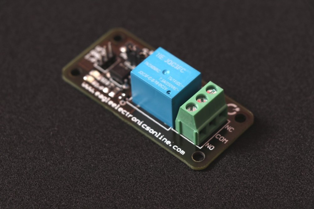 1 Channel 5V Relay Module With Optocoupler Isolation – Eagle Electronics