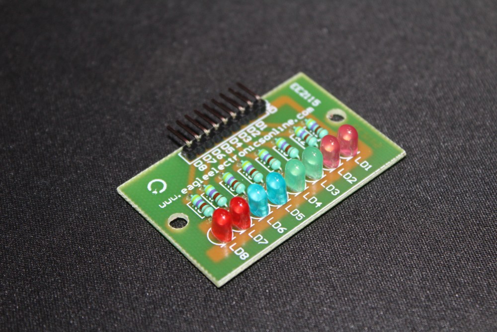 8 Bit LED Array Module – Eagle Electronics