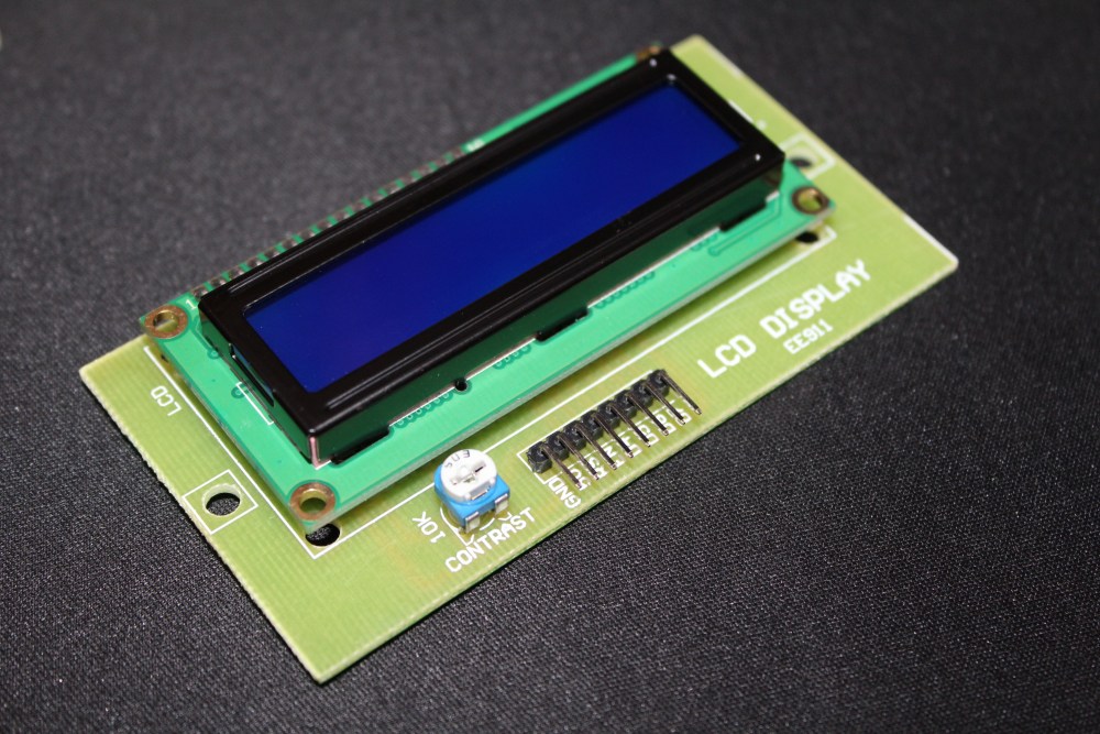 16×2 LCD Display Module (Green Backlight) – Eagle Electronics