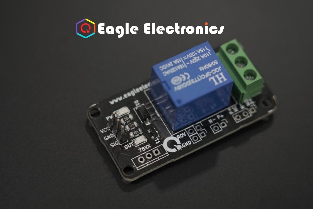 1-Channel 12V Relay Module – Eagle Electronics